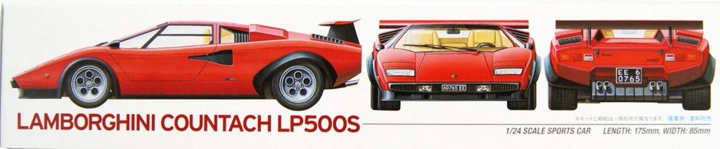 Tamiya 25419 Lamborghini Countach LP500S Red ClrCt (1:24) | RC AUTA ...