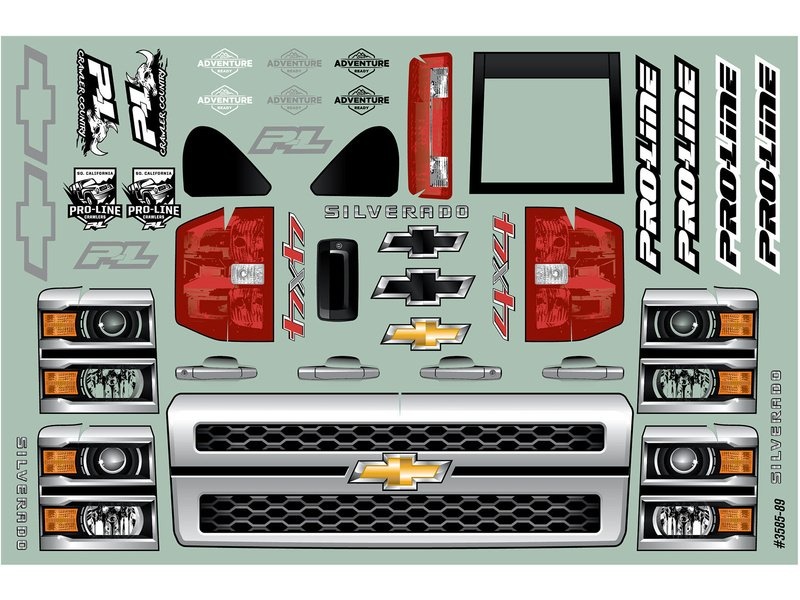 Pro-Line karosérie 1:10 Chevrolet Silverado Prerunner 2015 (313mm) | RC ...