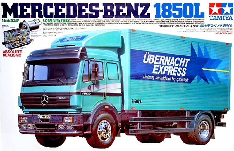 Tamiya RC Truck Mercedes Benz 1850L | RC AUTA - TAMIYA - PLASTIKOVÉ ...