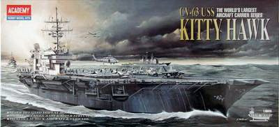 Academy 14210 USS CVN-63 Kitty Hawk 1/800 | RC AUTA - TAMIYA ...